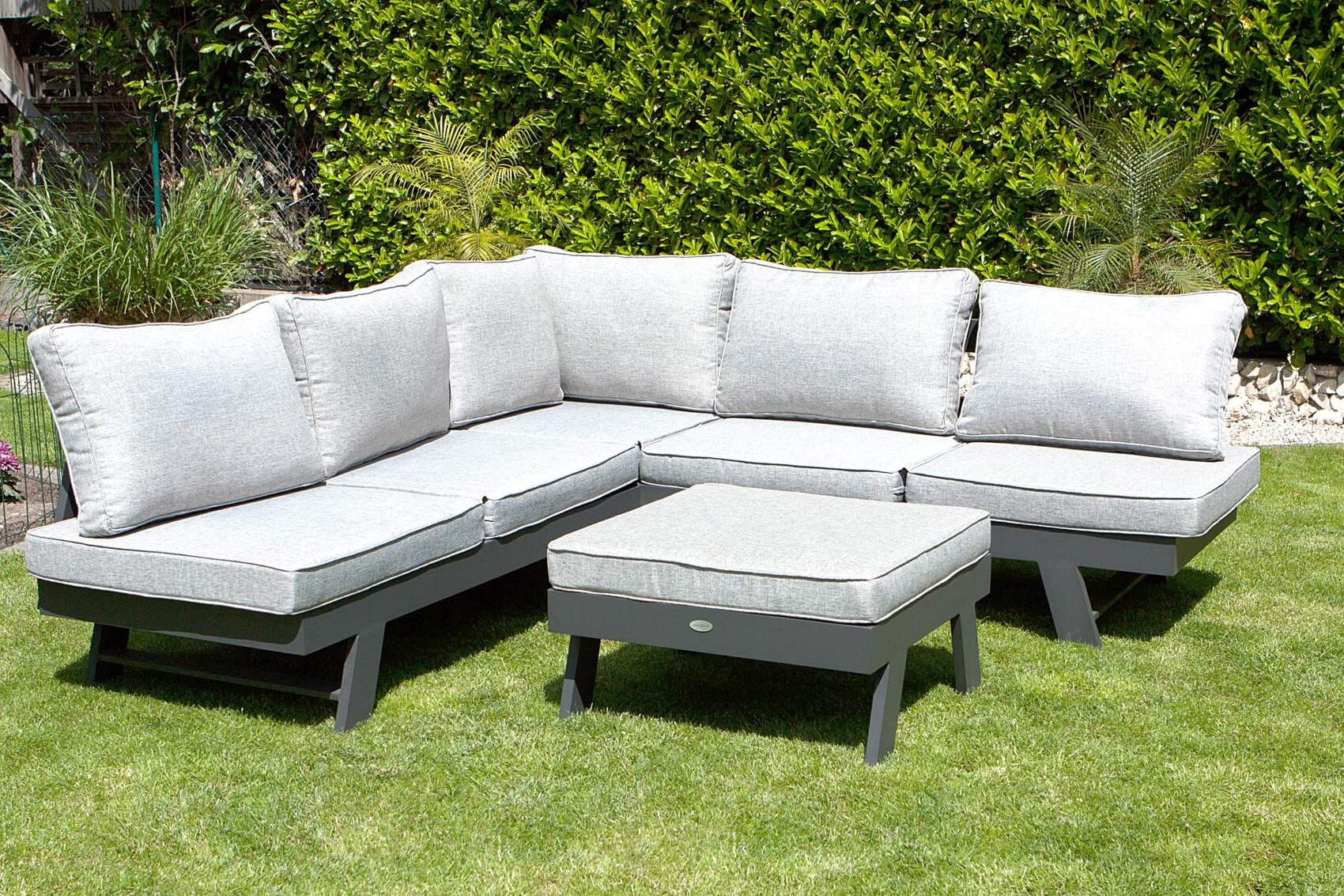 Outdoor sofa set grey store